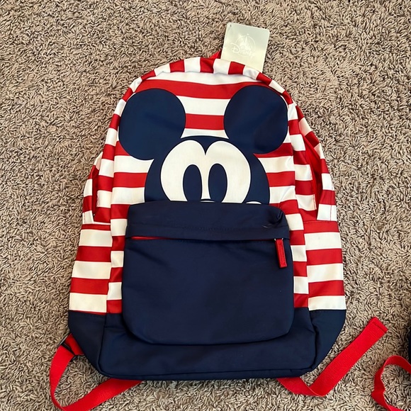 Disney | Bags | New With Tags Mickey Mouse Disney Store Backpack Red ...